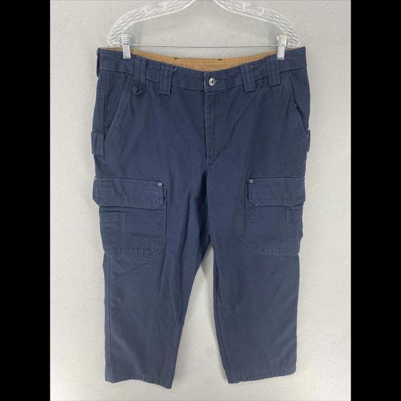 Pants | Duluth Trading Pants Mens 38x3 Blue Flex Fire Hose Relaxed ...